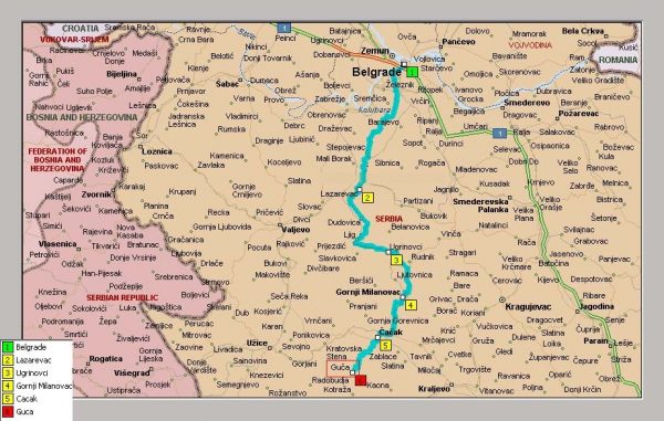 Guca festival Gucha Dragaveco: festival des fanfares en Serbie