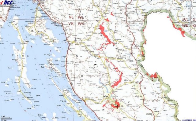 Carte Croatie : relief, régions et villes, sites touristiques, routes ...