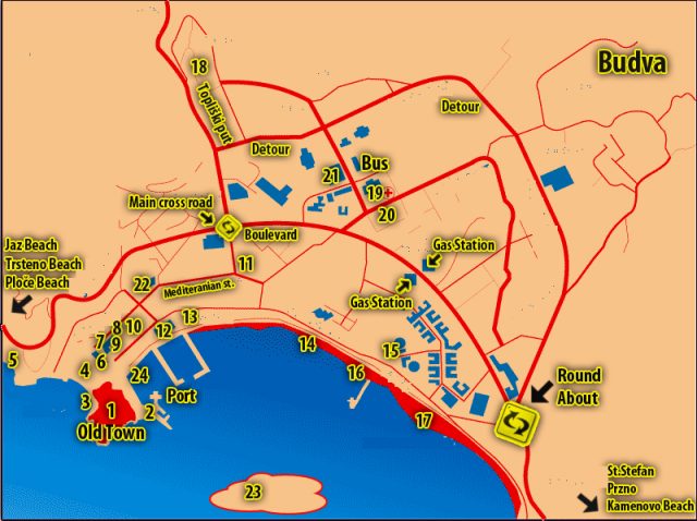 Budva, le "Saint Tropez" de la riviera monténégrine - IDEOZ Voyages