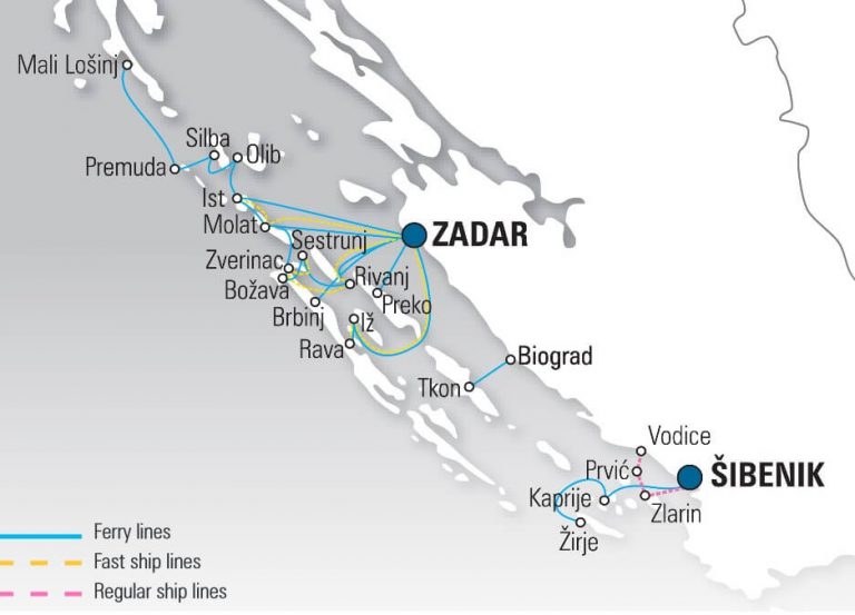 Jadrolinija : la compagnie nationale de ferry en Croatie