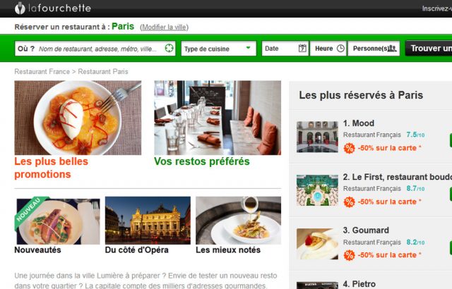 La fourchette : jusqu'à 50% de réduction sur votre addition