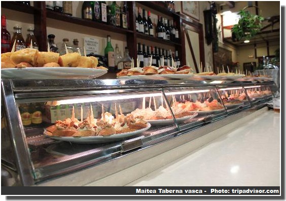 Maitea Taberna vasca: super bar à tapas basques à Barcelone