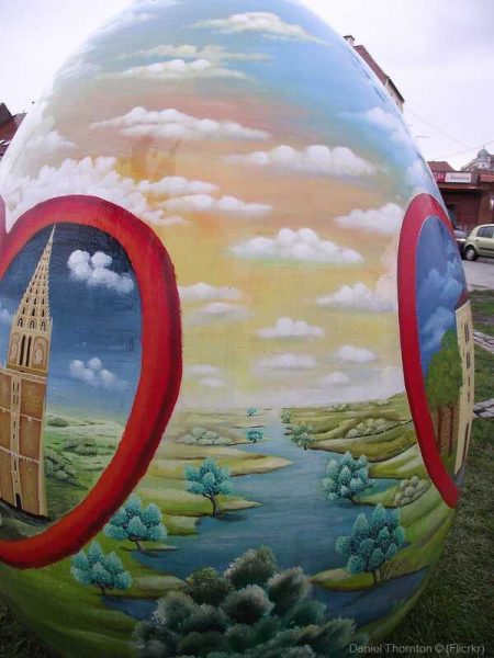 Pisanice, les oeufs décorés, tradition de Pâques en Croatie du Nord